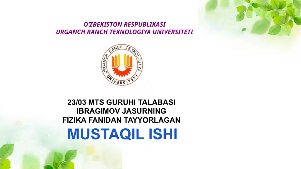 Ultratovushlar va ularning qo'llanilishi