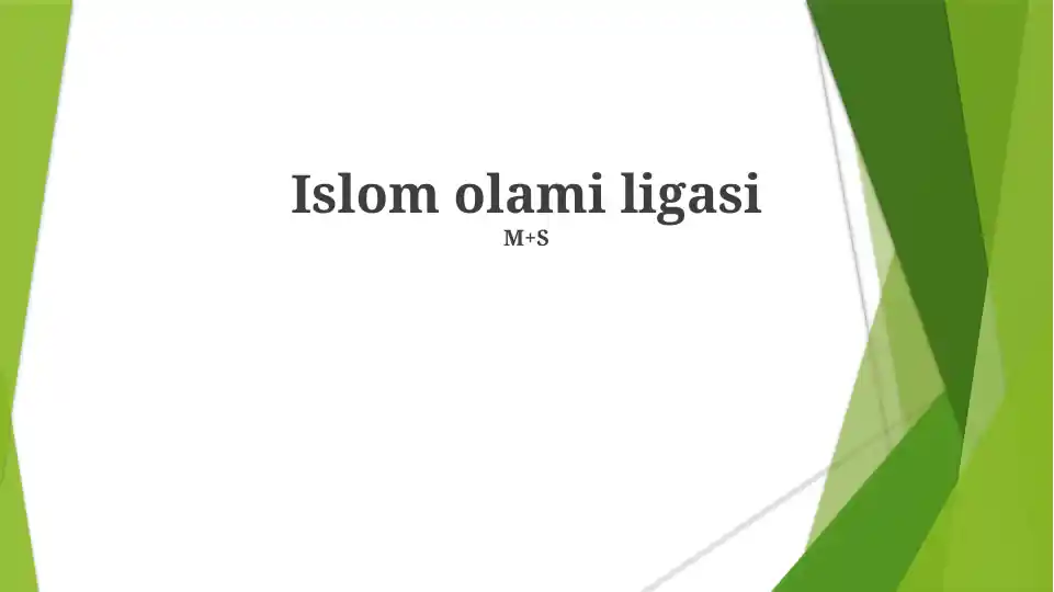 Islom olami ligasi