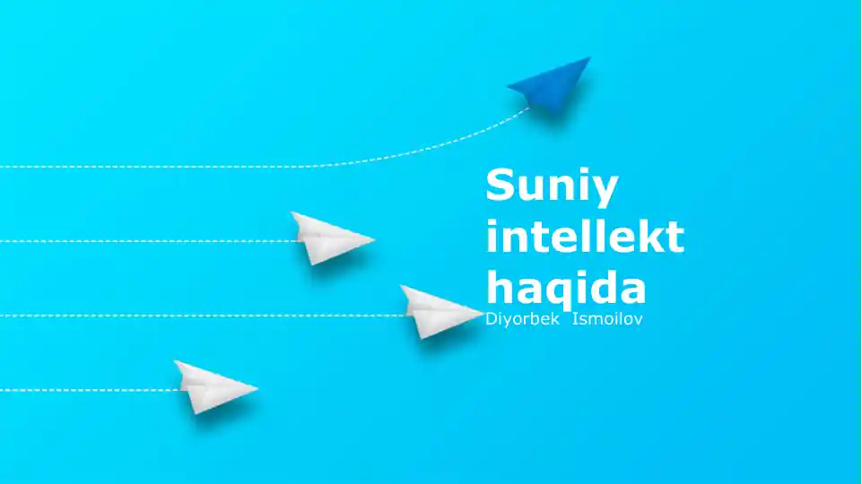Suniy intellekt haqida