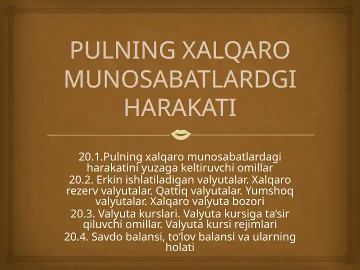 Valyuta tizimlari
