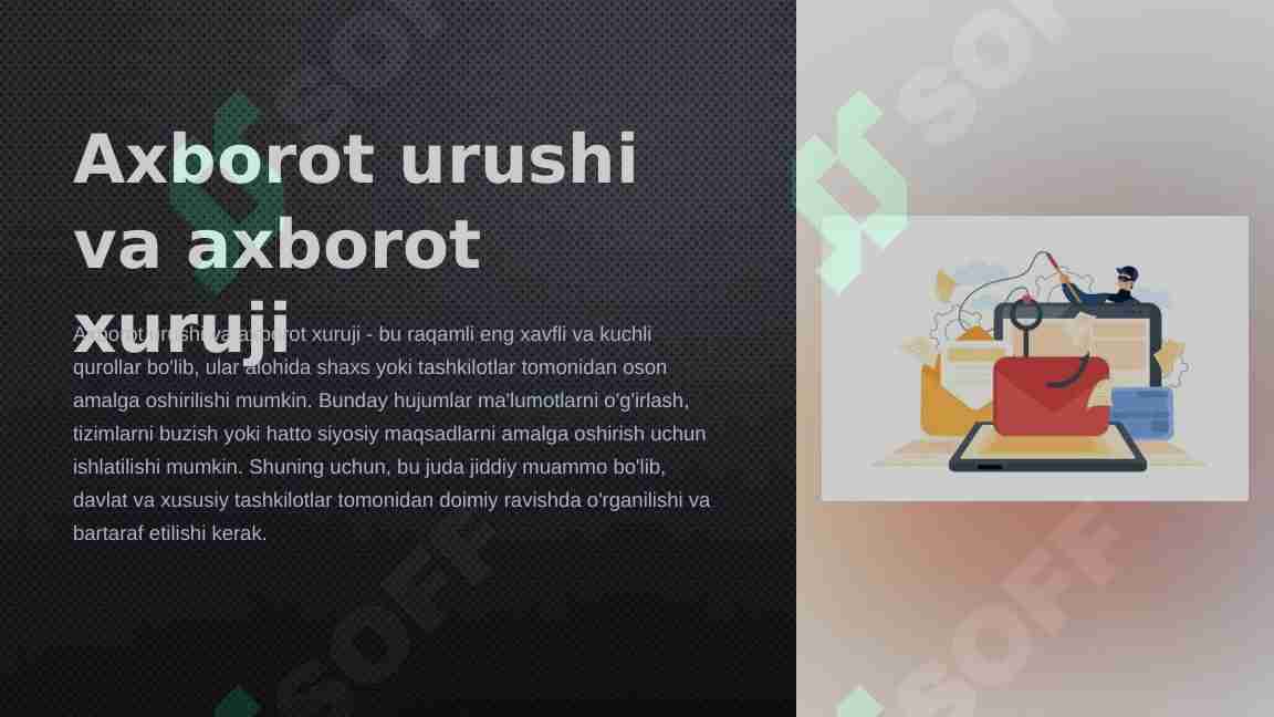 Axborot urushi, axborot xuruji nima