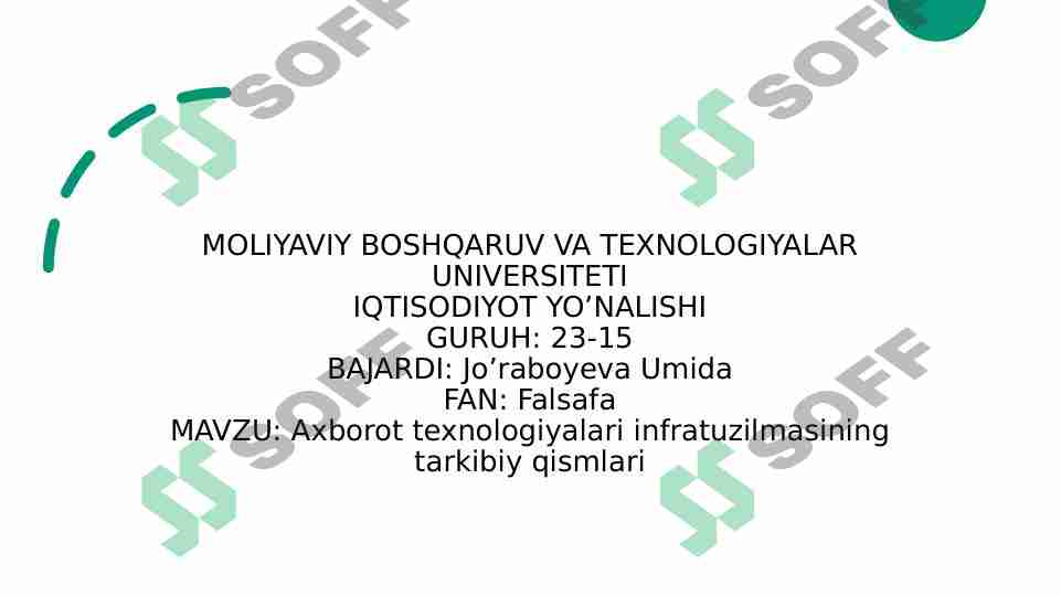 Axborot texnologiyalar