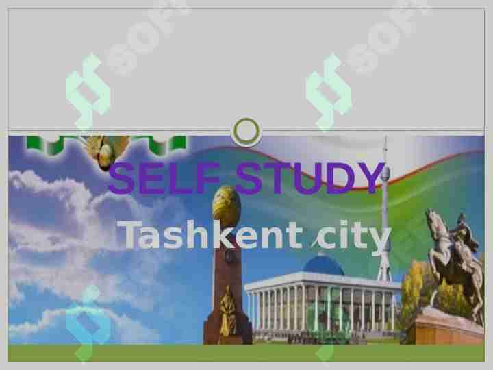 Self study "Tashkent city"