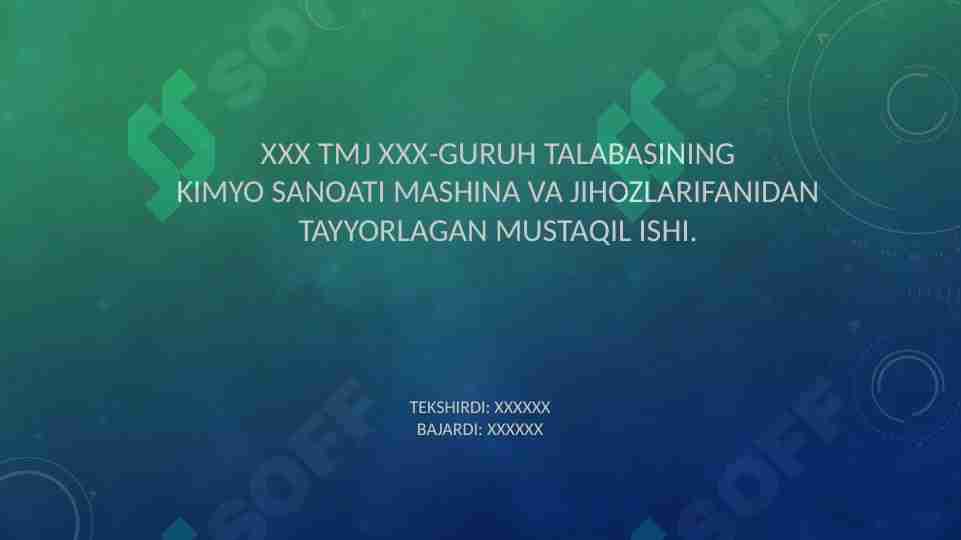 Elash va klassifikatsiyalash