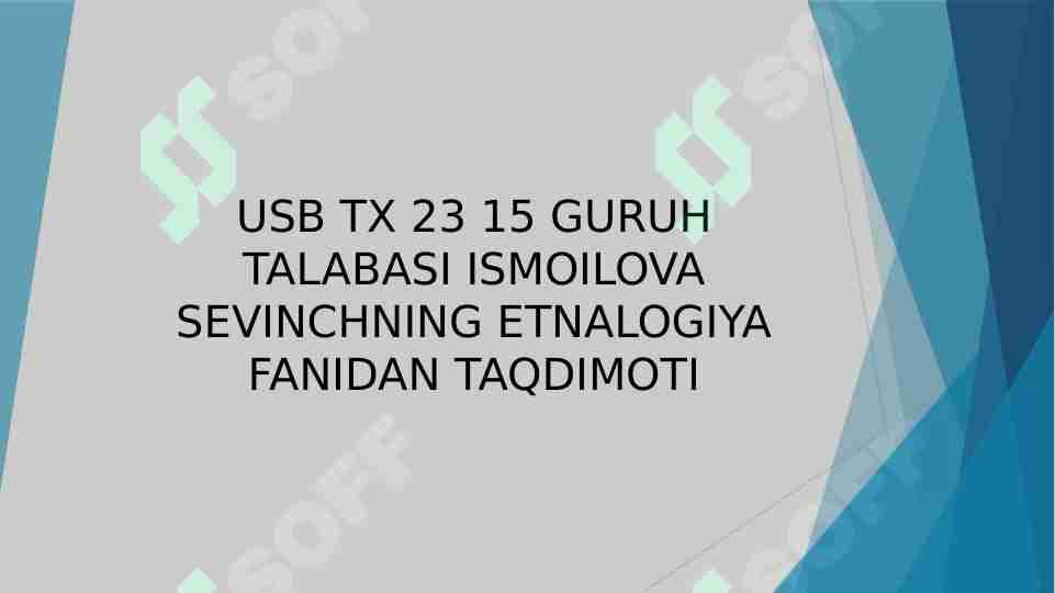 Jahon xalqlari klassifikatsiyasi