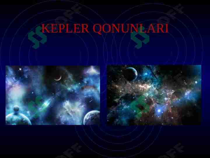 KEPLER QONUNLARI
