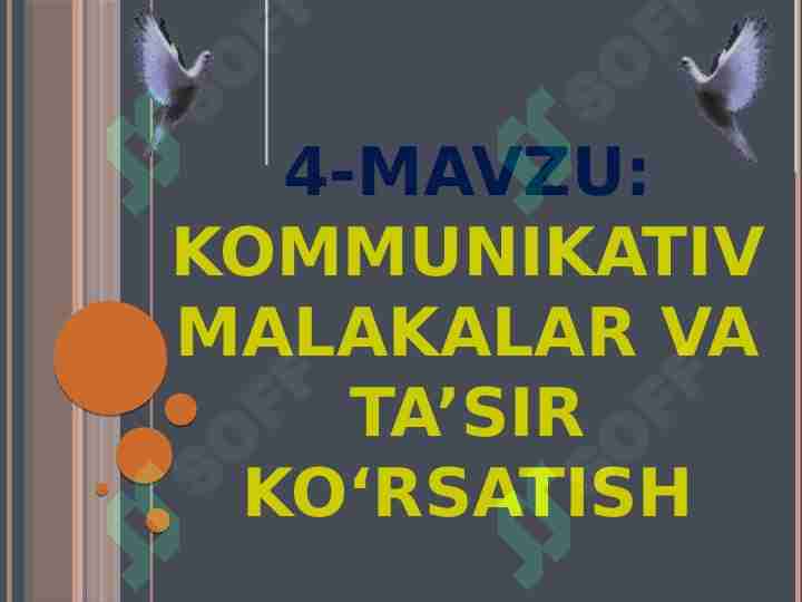 Kommunikativ muloqot