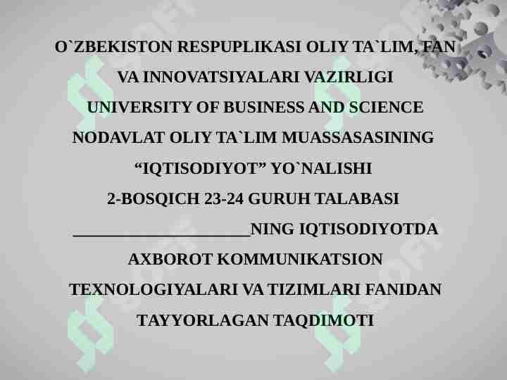 MS Excelda varaqlar bilan ishlash