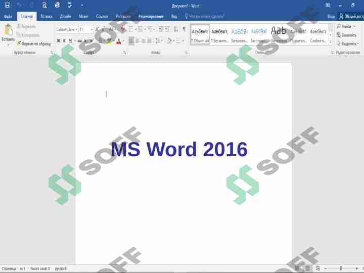 MS Word 2016