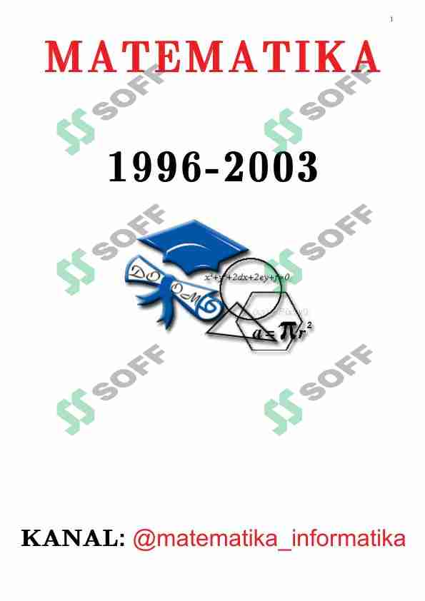 O`q toplam 1996-2003