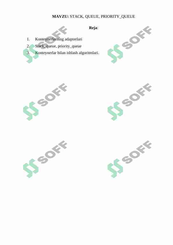 Stack Queue Priorityqueue