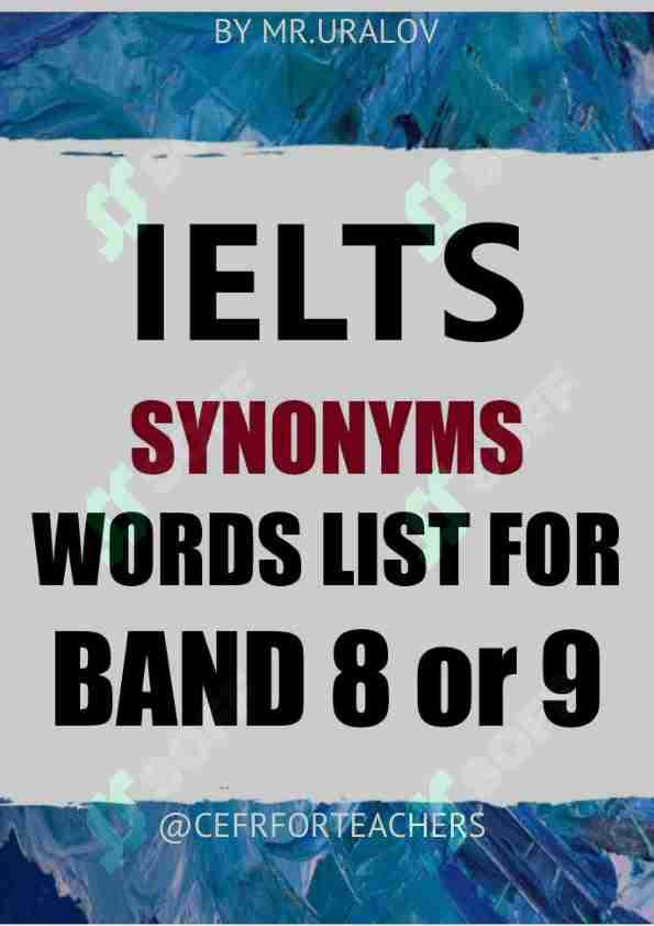 IELTS synonym words