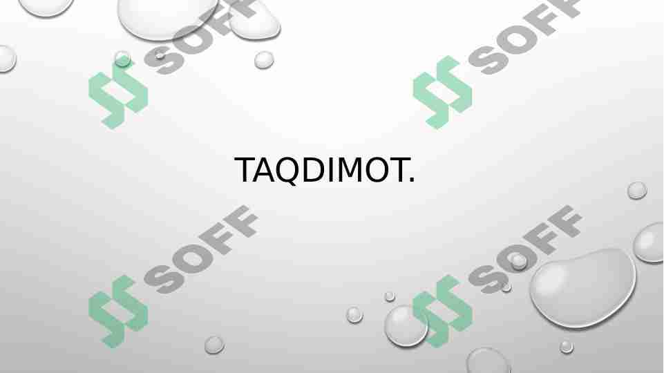 Onlayn taqdimot xizmatlari