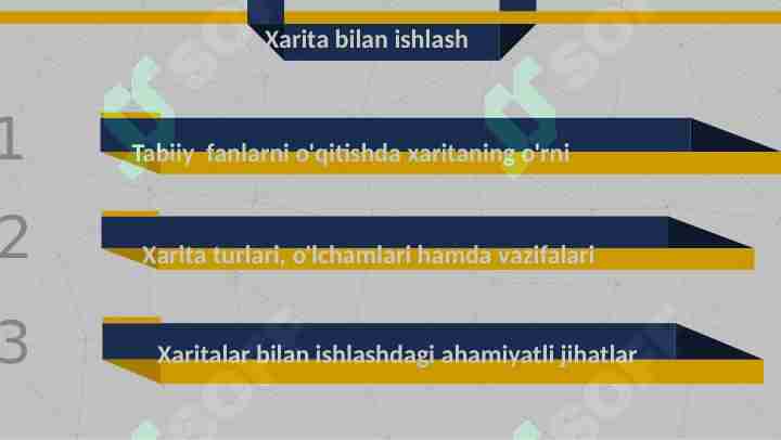 Xaritalar bilan ishlash