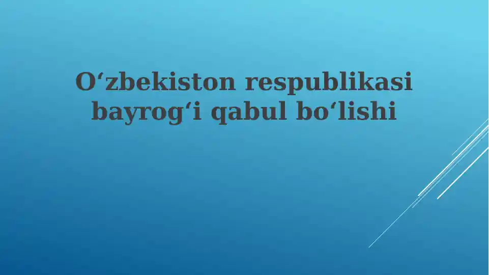 O‘zbekiston Respublikasi bayrog‘i