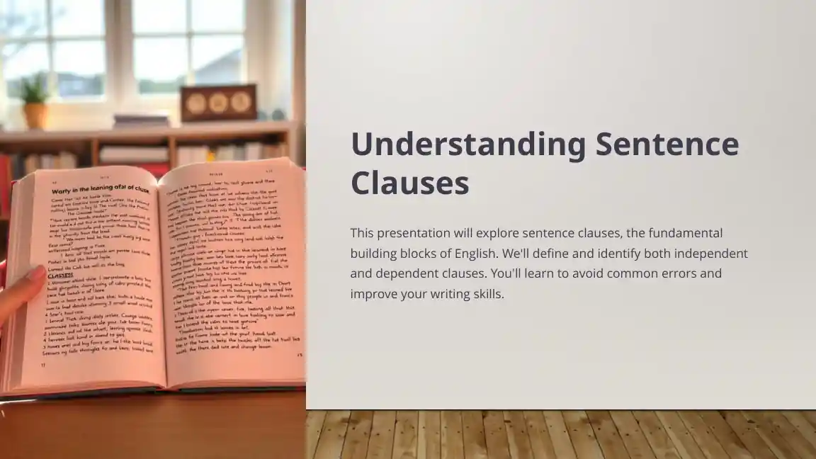 Understanding Sentence Clauses