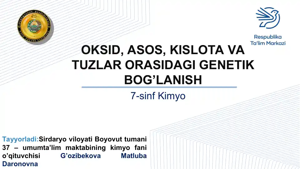 Oksidlar, Asoslar, Kislotalar