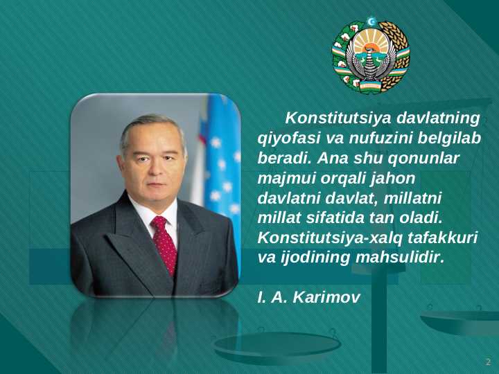 Konstitutsiya tushunchasi