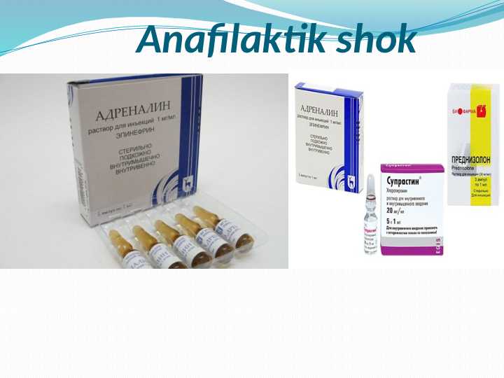 Anafilaktik shok . Anafilaktiik shokda birinchi yordam