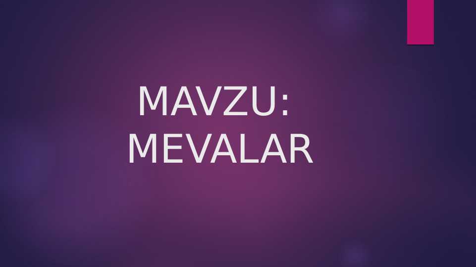 MEVALAR