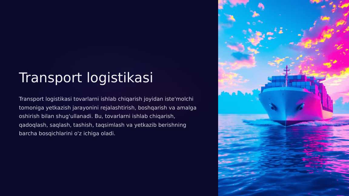 Transport logistikasi