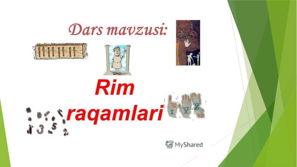 rim raqamlari