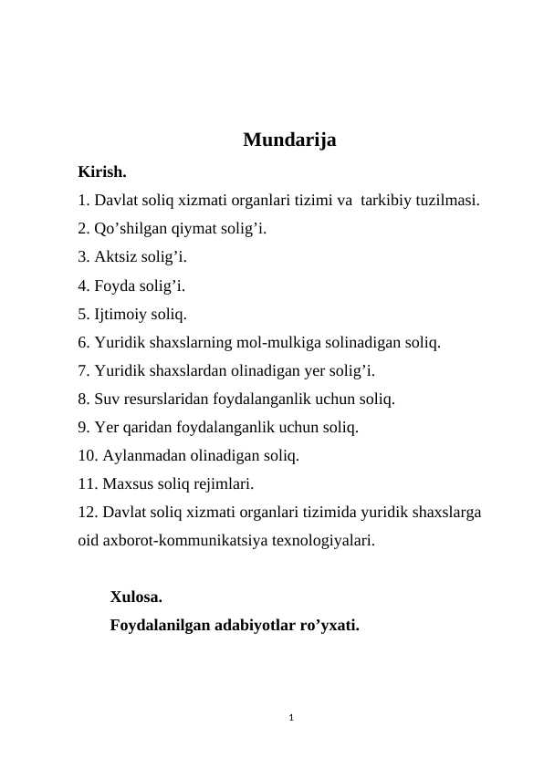 Davlat soliq inspeksiyasi filialidagi amaliyot bo`yicha hisobot