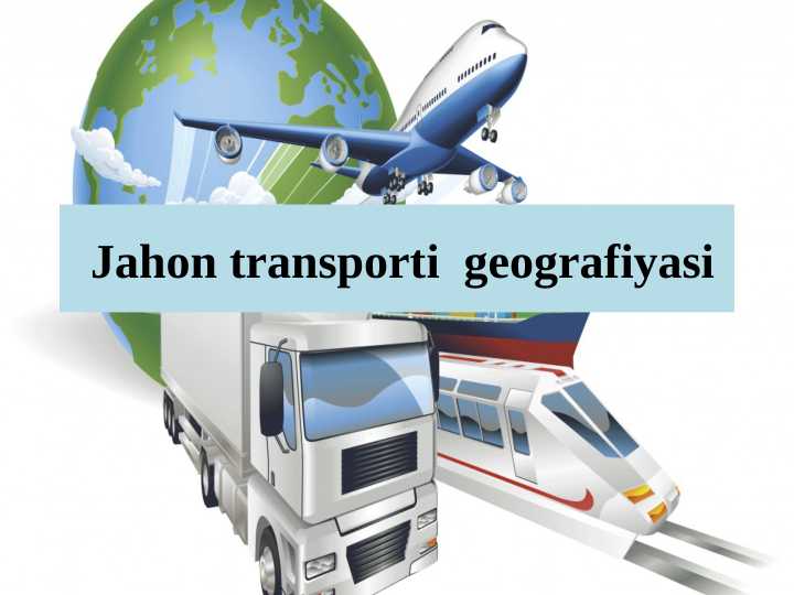 Jahon transporti geografiyasi