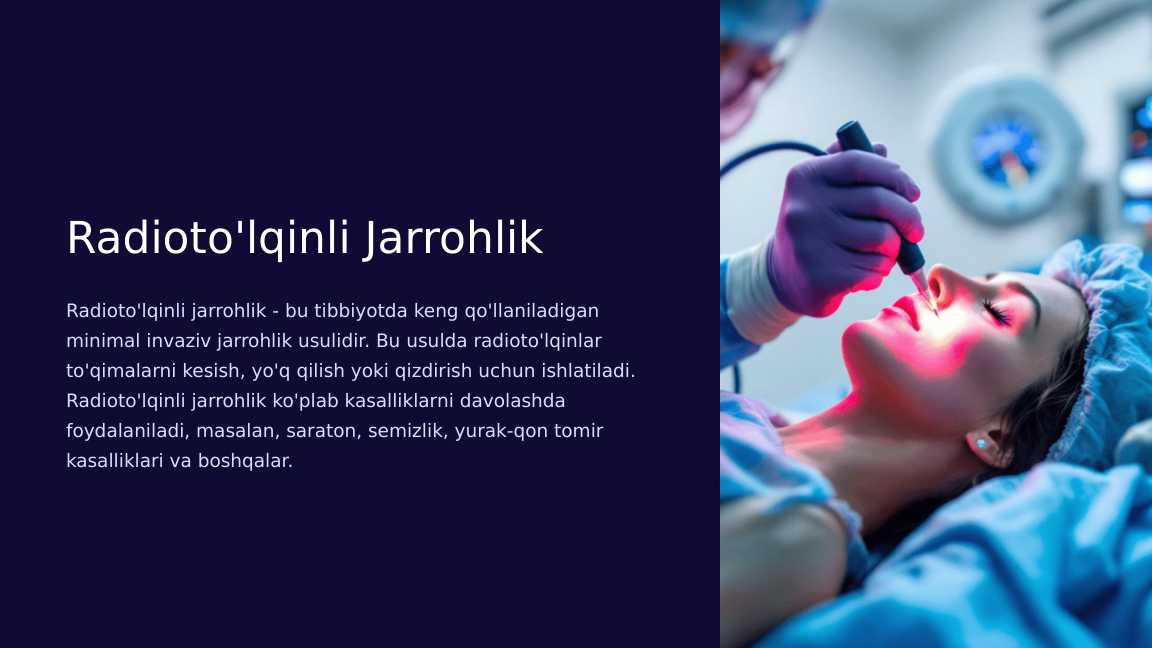 Radioto'lqinli jarrohlik