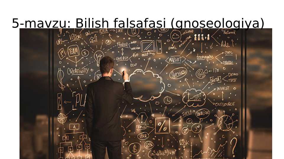 Bilish falsafasi (gnoseologiya)