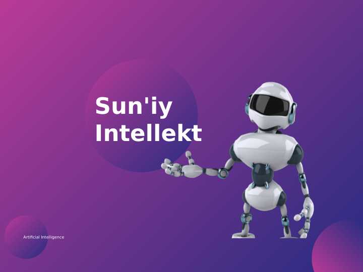Sun'iy Intellekt