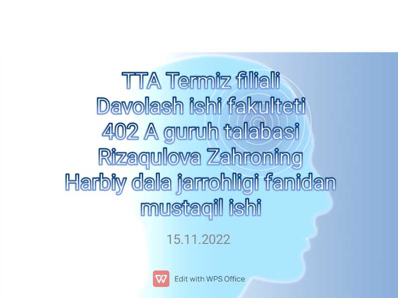 Bosh miya qon bilan taʼminlanishi