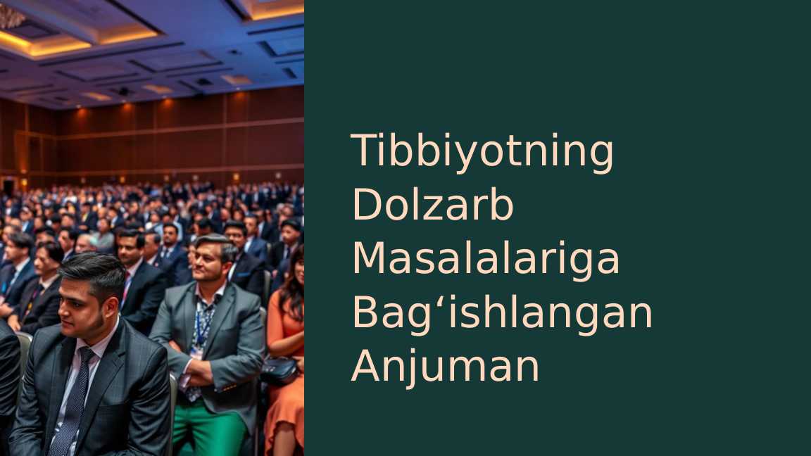 Tibbiyotning dolzarb masalalariga bag‘ishlangan ilmiy-amaliy anjuman ...