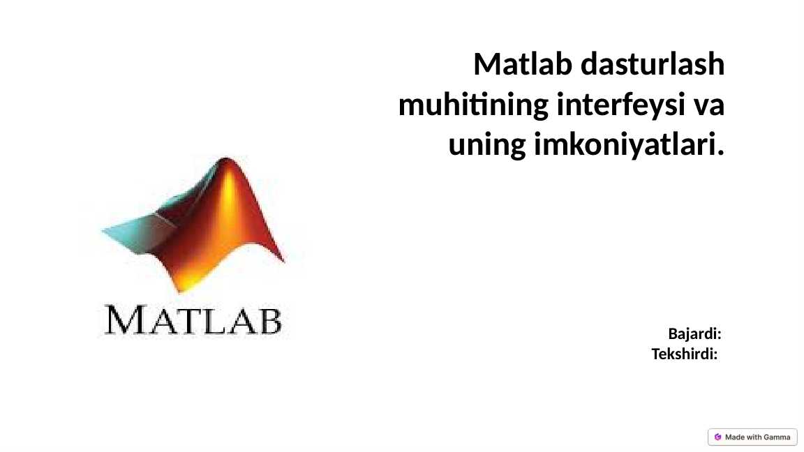 Matlab fanidan pp