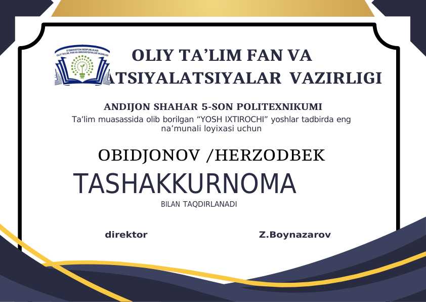 TASHAKURNOMA WORD NAMUNA