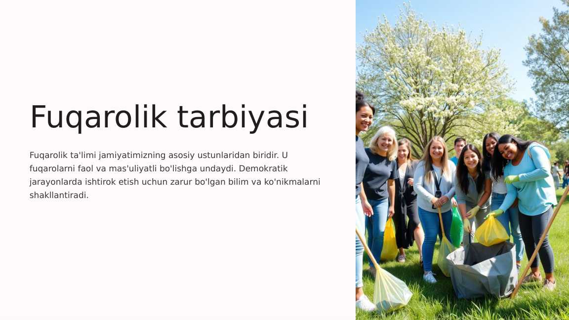 Fuqarolik tarbiyasi