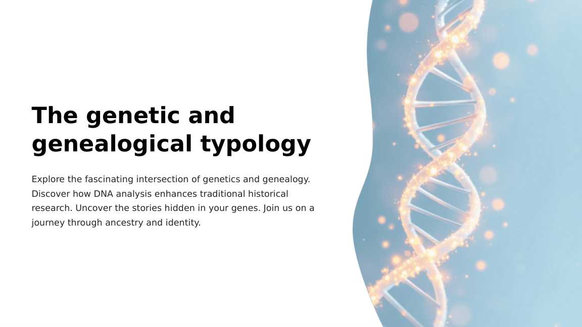 The genetic and genealogical typology