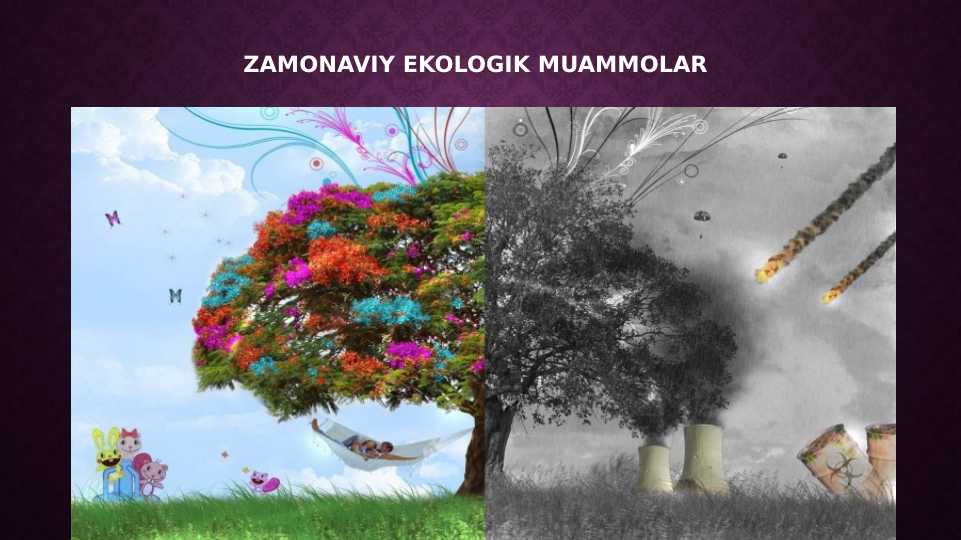 Geografiya 10-sinf Zamonaviy ekologik muammolar