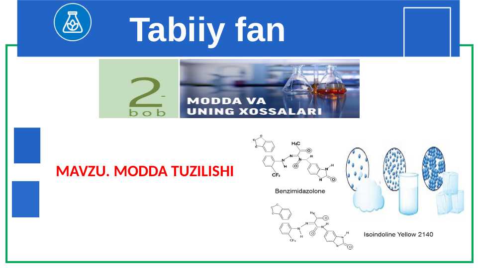 Modda va uning xossalari.