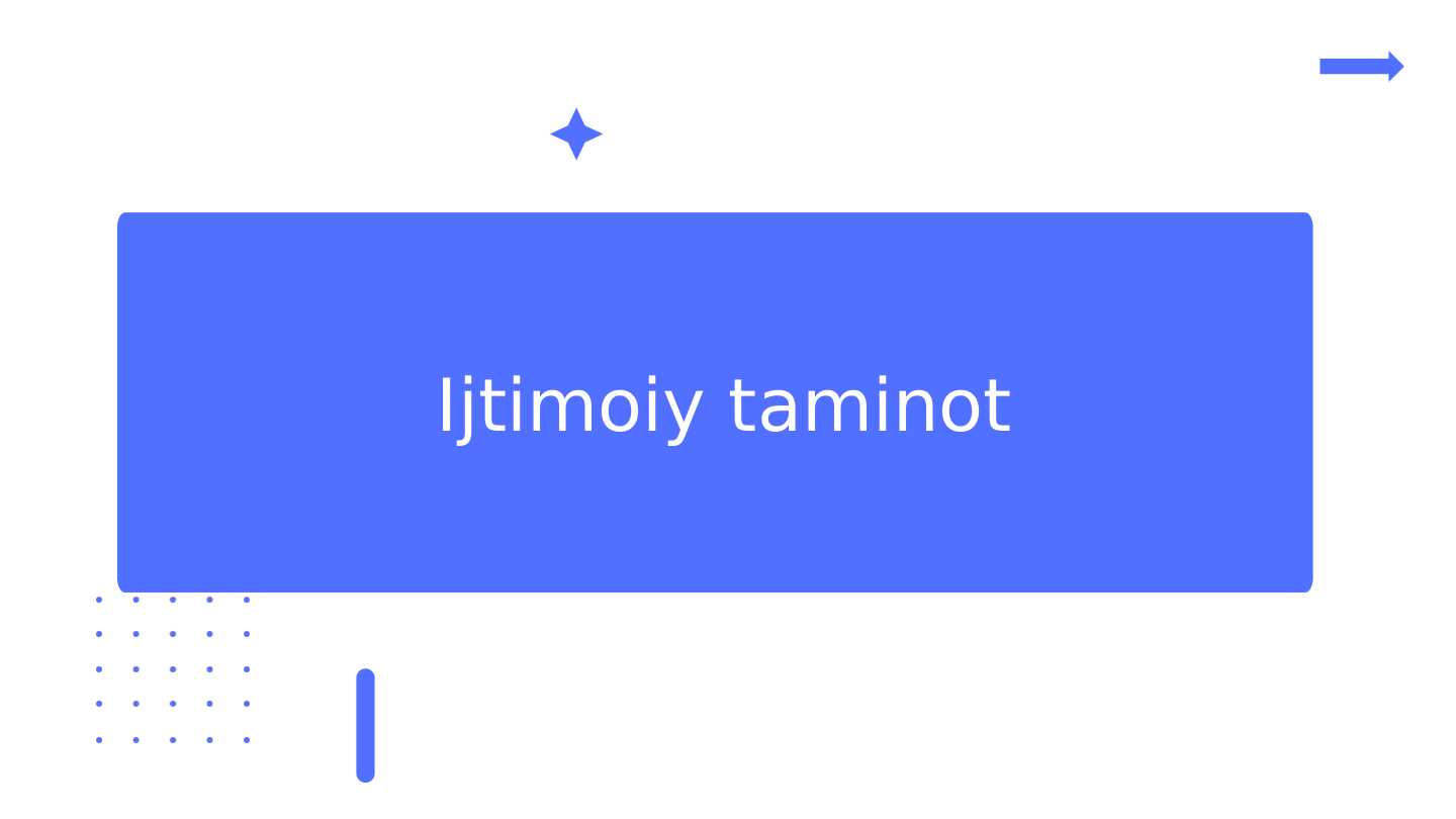 Ijtimoiy taminot