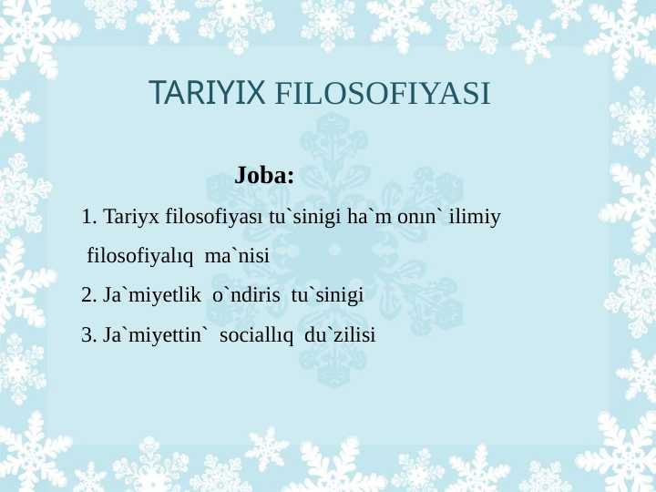 Tarix filosofiyasi