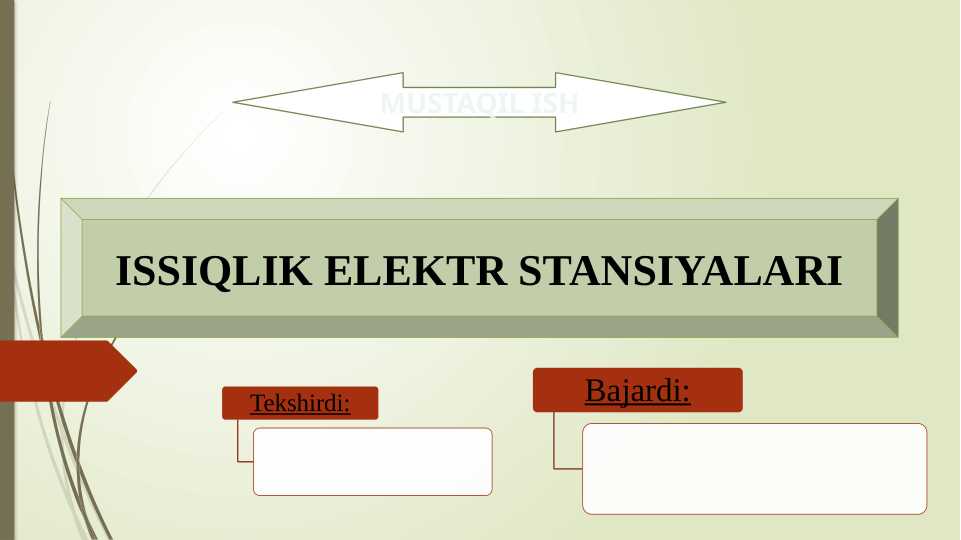 Issiqlik elektr stansiyalari