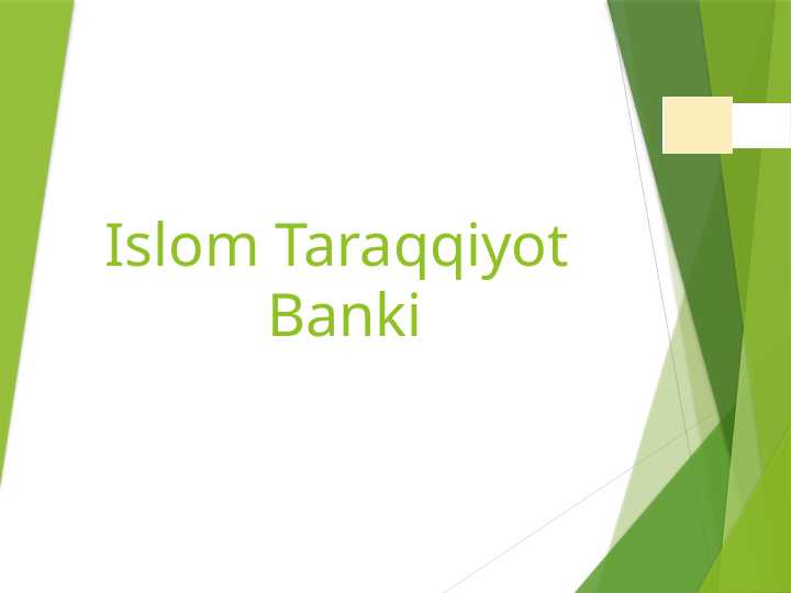 Islom Taraqqiyot Banki