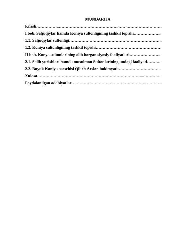 Koniya sultonligi