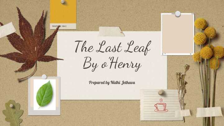 The last leaf O.Henry