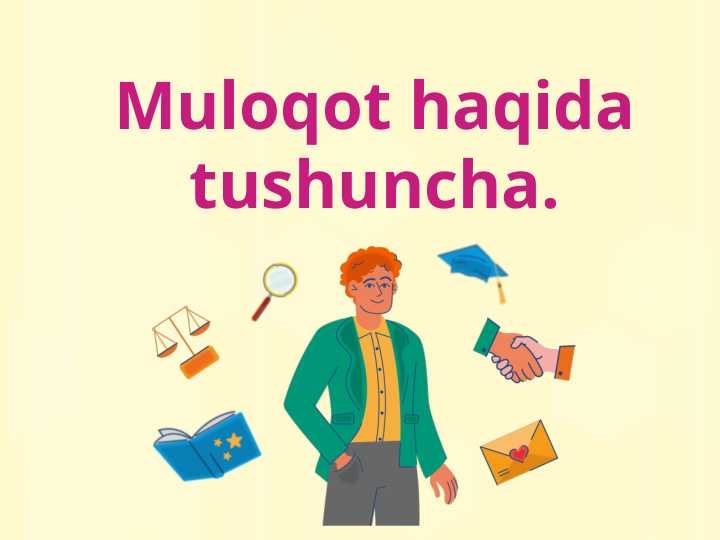 Muloqot haqida tushuncha