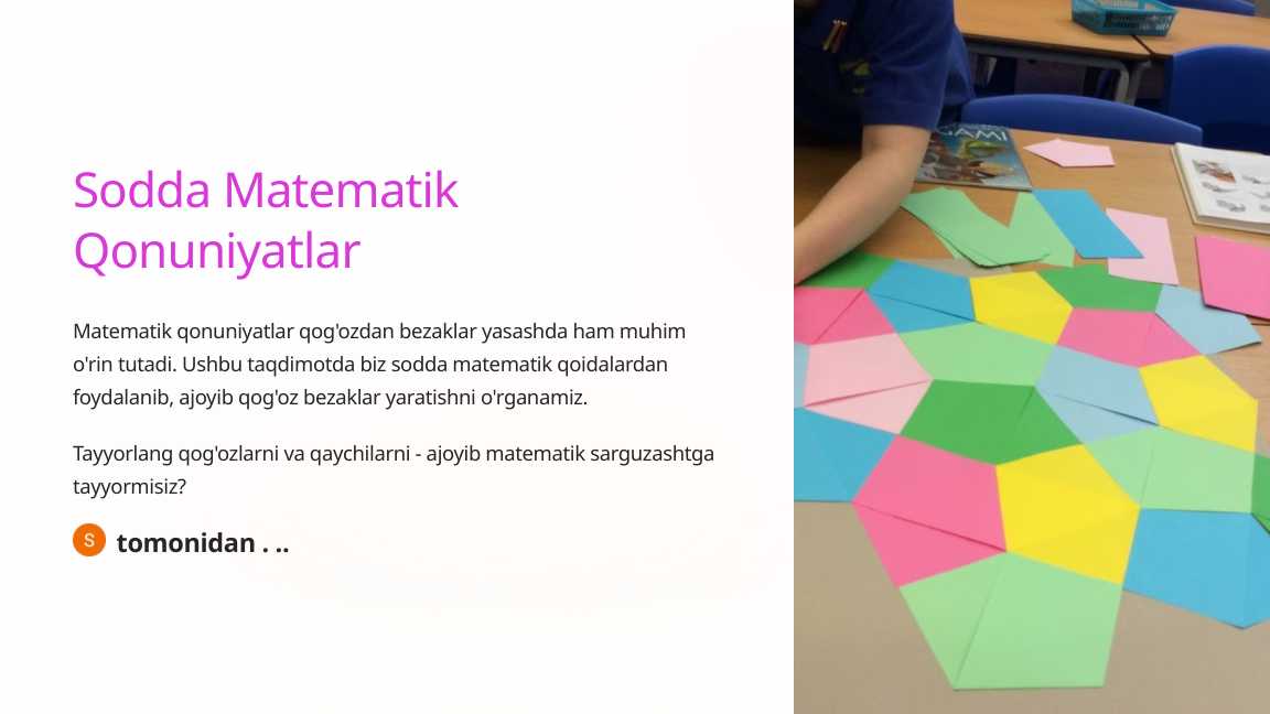 Sodda Matematik Qonuniyatlar