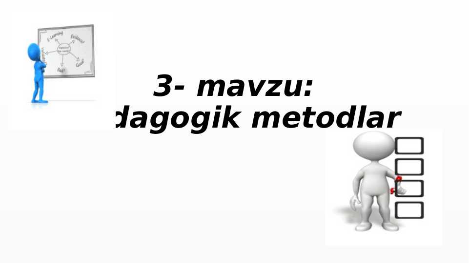 Pedagogik metodlar