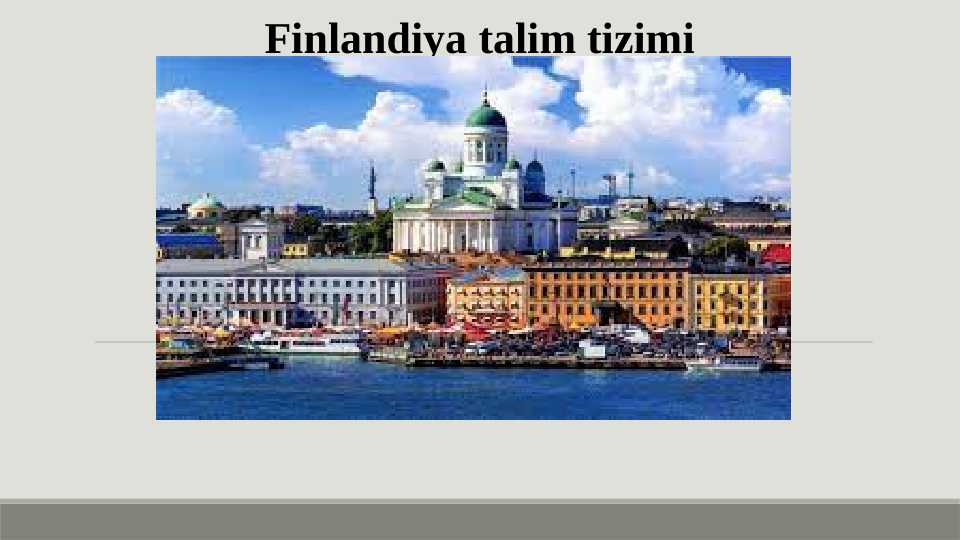 Finlandiya talim tizimi