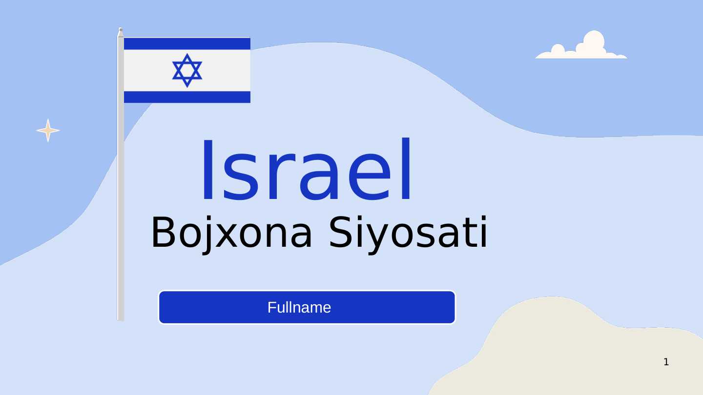 Isroilning Bojxona Siyosati